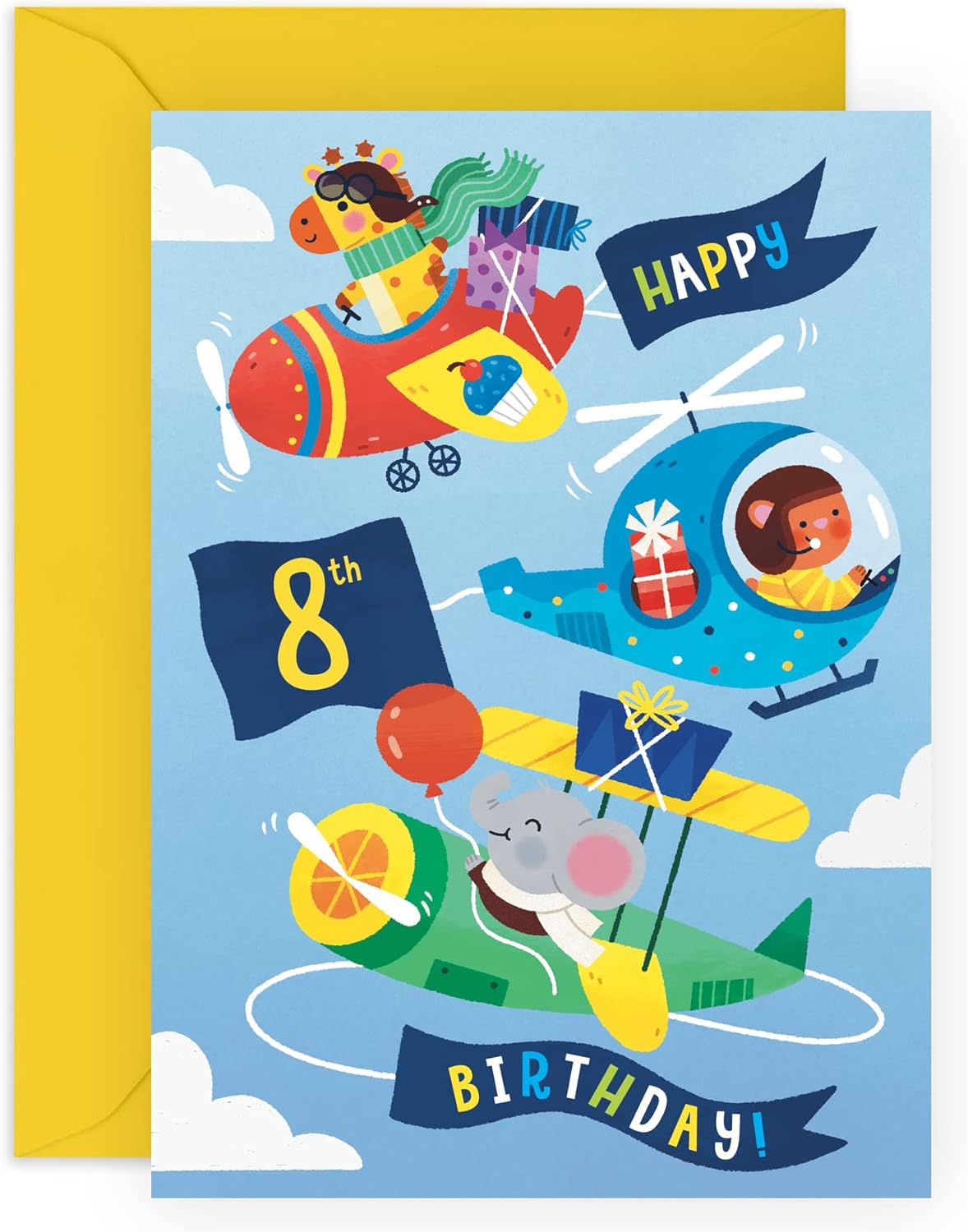 Amazon.com : CENTRAL 23 Eighth Birthday Card For Boys - 8th Birthday ...