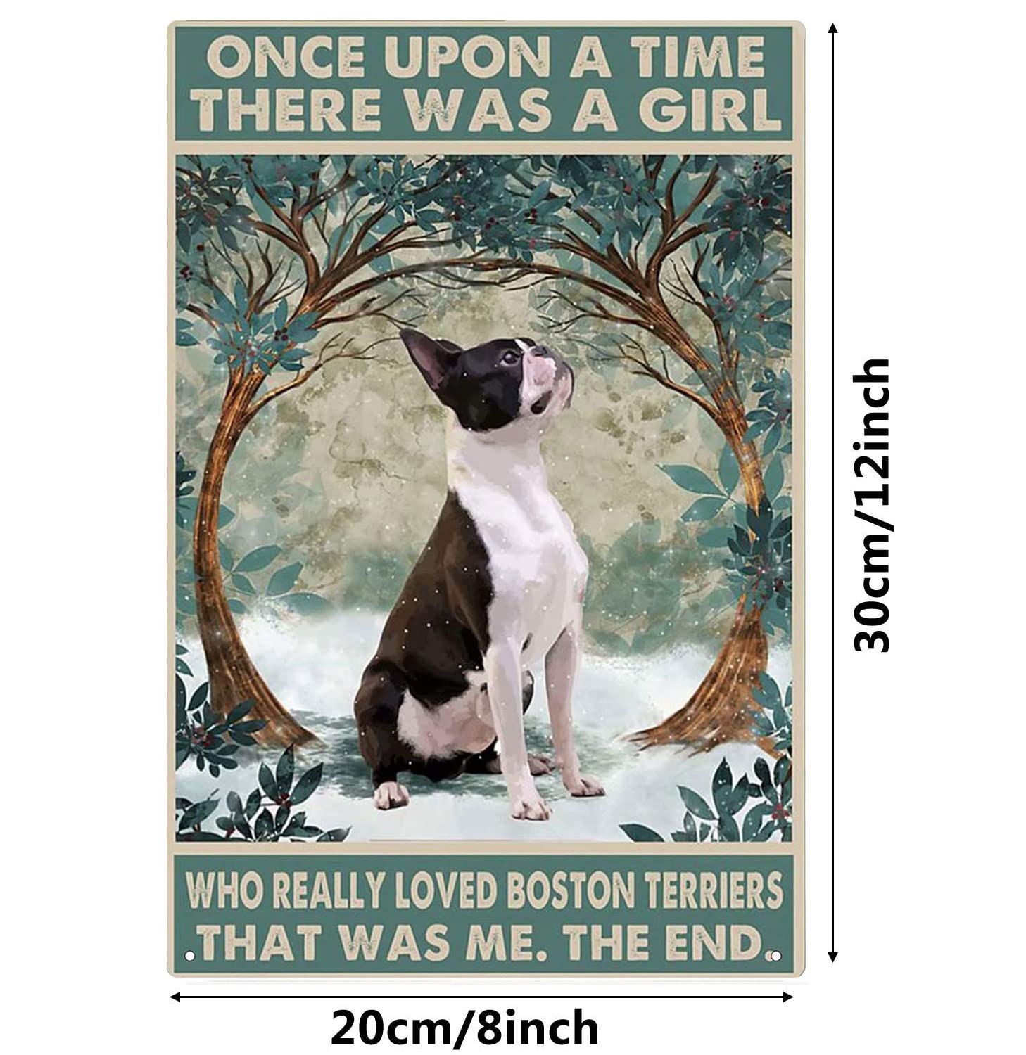 Vintage Boston Terrier Art