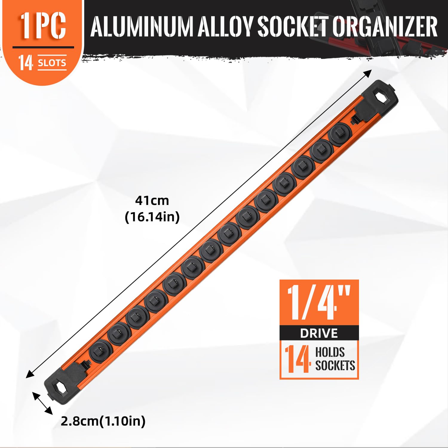 Snapklik.com : Reniteco Magnetic Socket Organizer, 1-Piece Heavty Duty ...