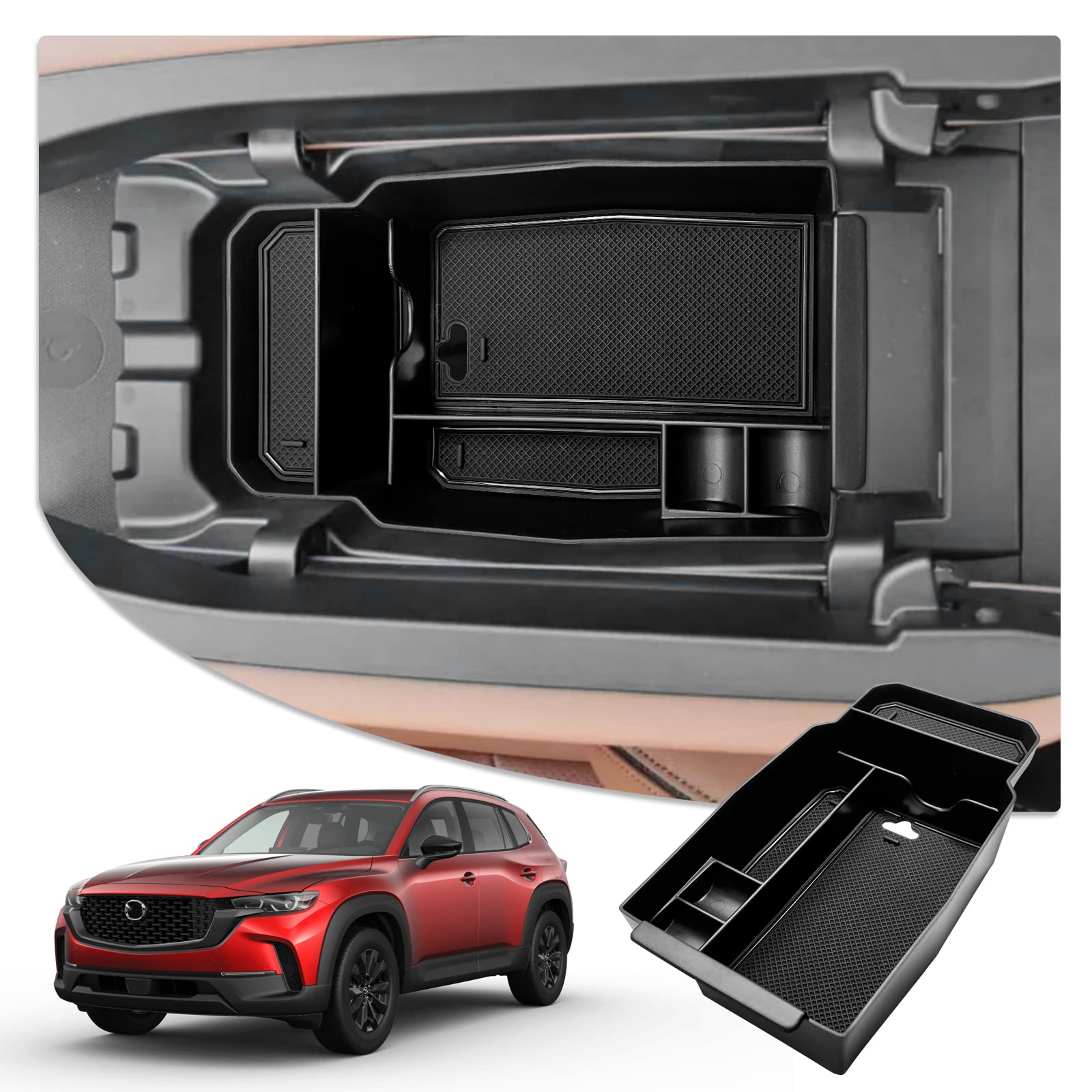 CDEFG Center Console CX50 Accessory Organizer Tray Compatible with 2023 ...