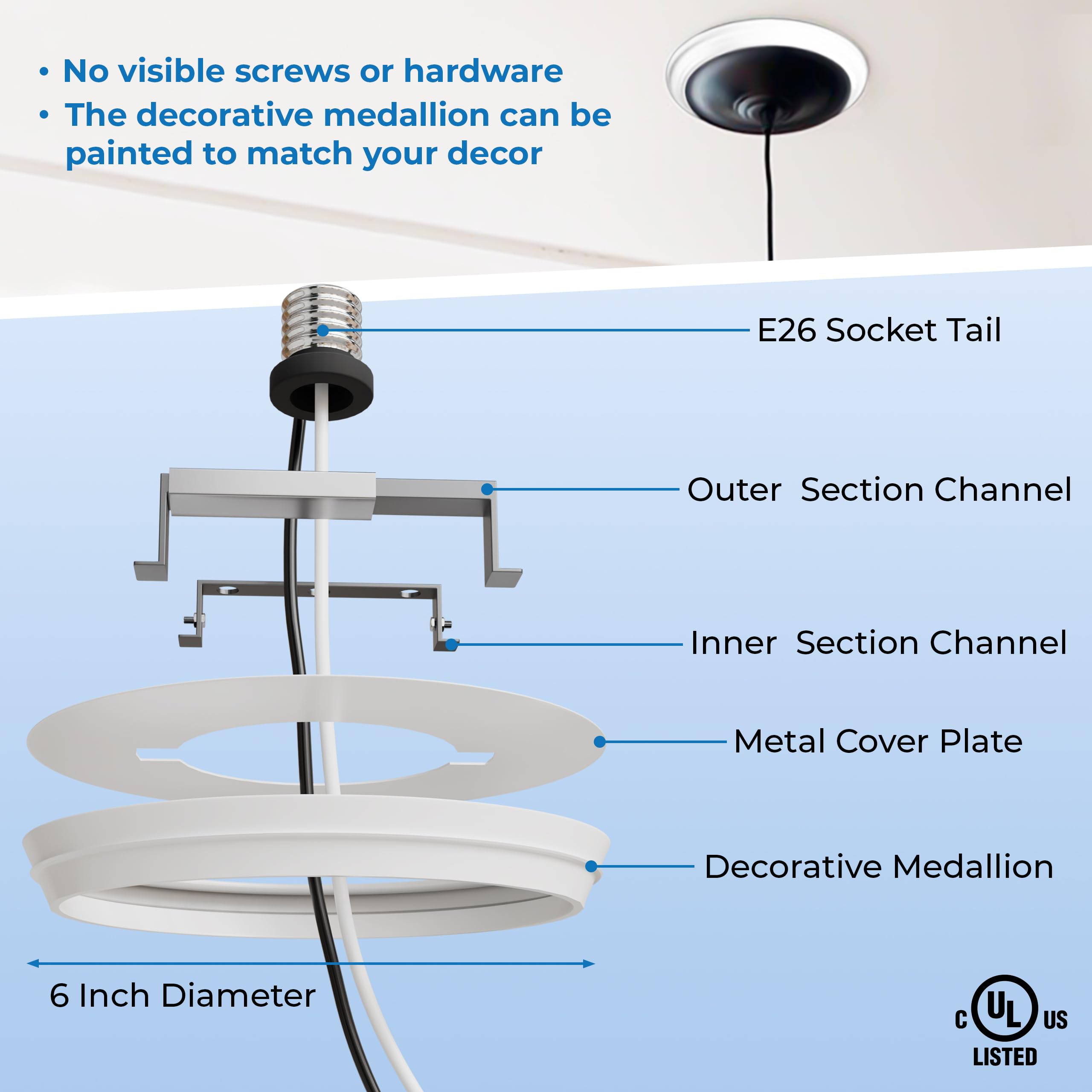Pendant Light For Recessed Light Conversion 6 In Recessed Light