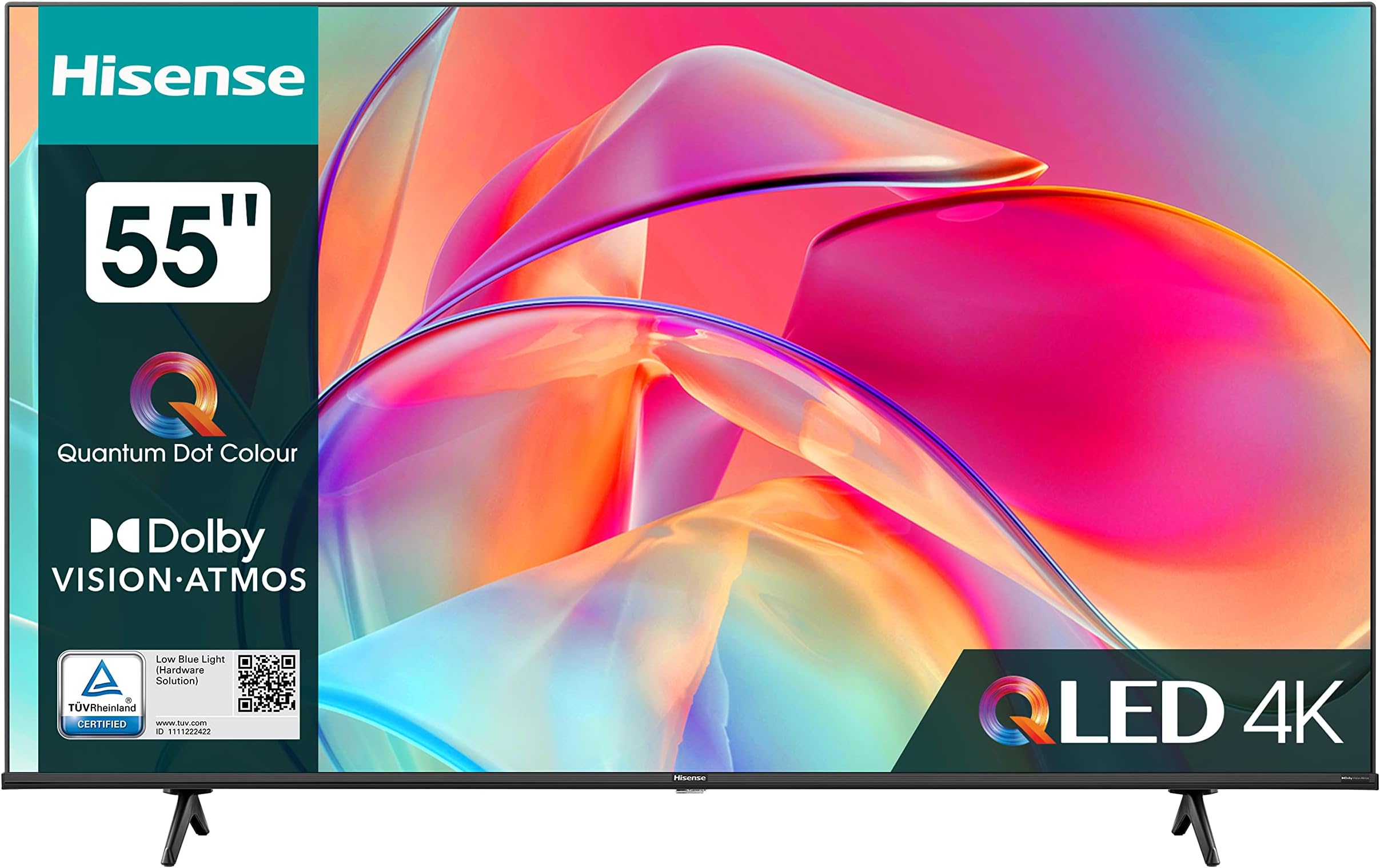 Hisense 55E7KQ QLED Smart TV 139 cm (55 Zoll), 4K, HDR10, HDR10 ...