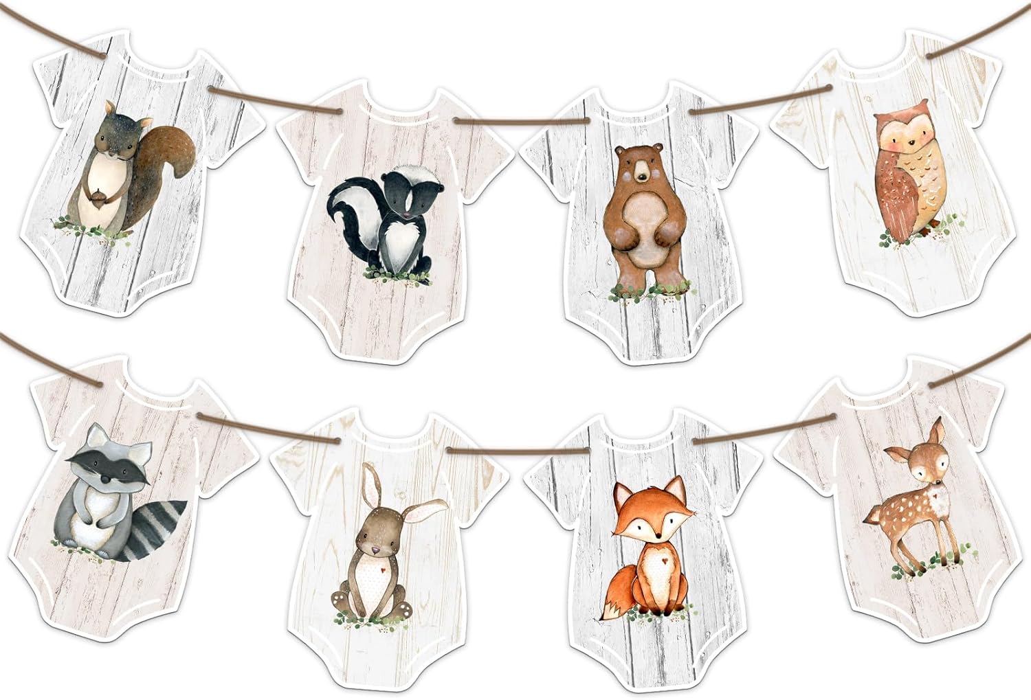 Amazon.com: Woodland Banner for Woodland Animals Baby Shower ...