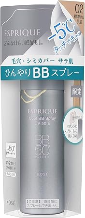 Amazon.co.jp: ESPRIQUE(エスプリーク) ひんやりタッチ BBスプレー UV 50 E BBクリーム 02 標準的な肌色 60g 無香料 1 個 : ビューティー