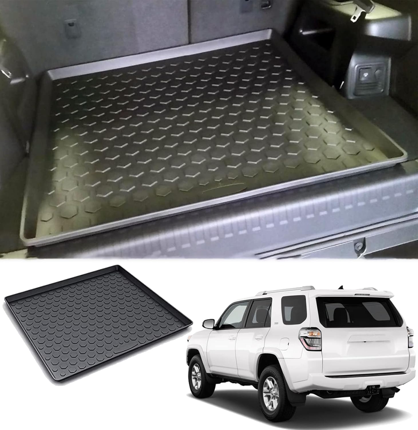 Amazon.com: Caartonn Trunk Cargo Mat Cargo Liner Black Compatible for ...