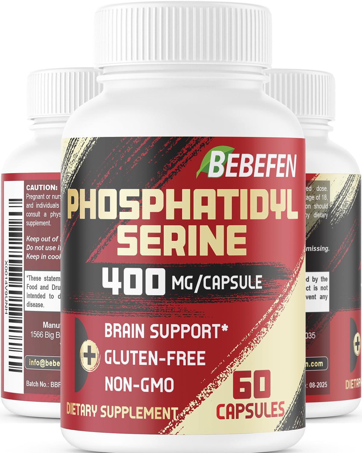PS100 Phosphatidylserine 400 mg - Up to 60 Servings - Dietary ...