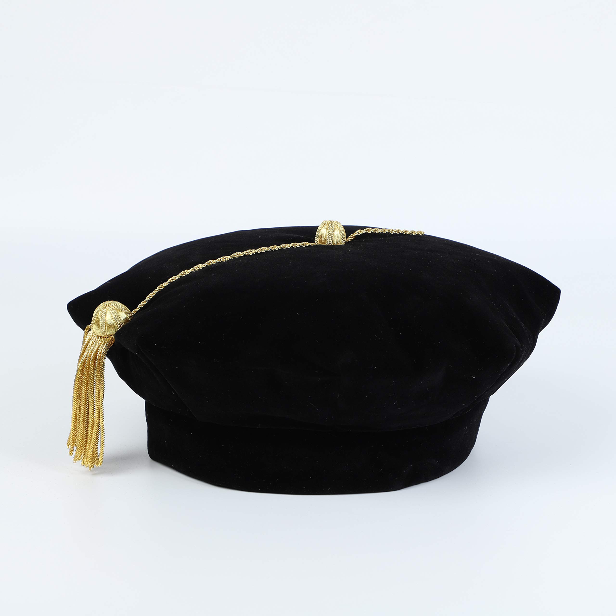 Snapklik.com : FtyFty Graduation Doctoral Tam Blue Velvet 8 Sided