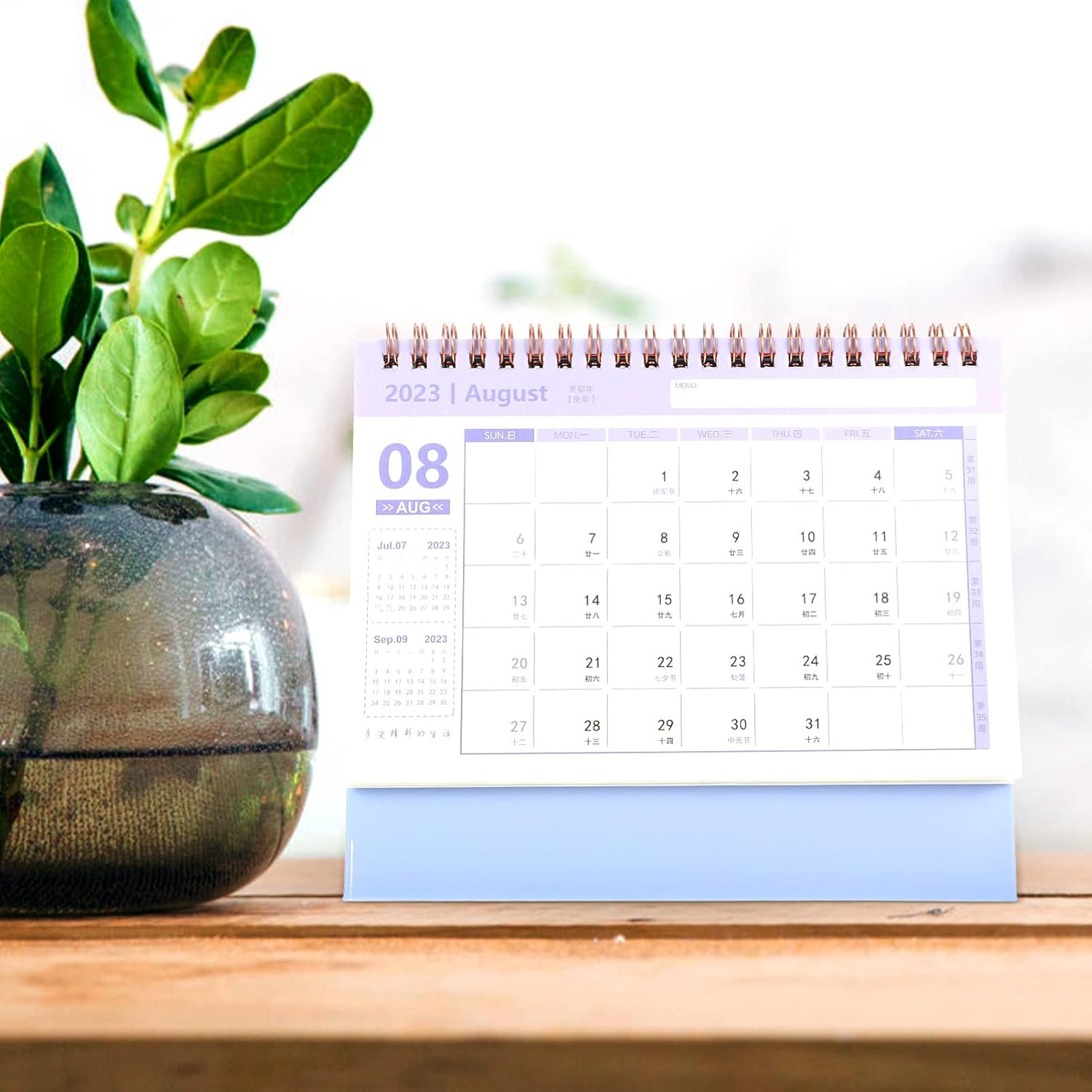 Buy Toddmomy 1pcs Desk Calendar 2022-2023, Monthly Stand Up Calendar ...