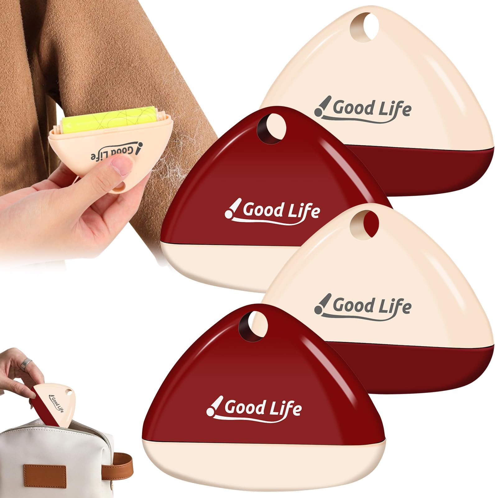 Amazon.com: Good Life Lint Roller, Good Life Portable Lint Roller ...