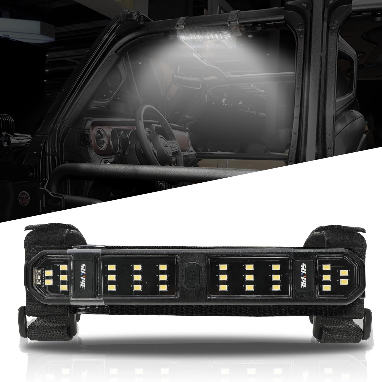 Amazon.com: SUNPIE UTV Dome Light Universal Roll Bar Lights w/Magnetic ...