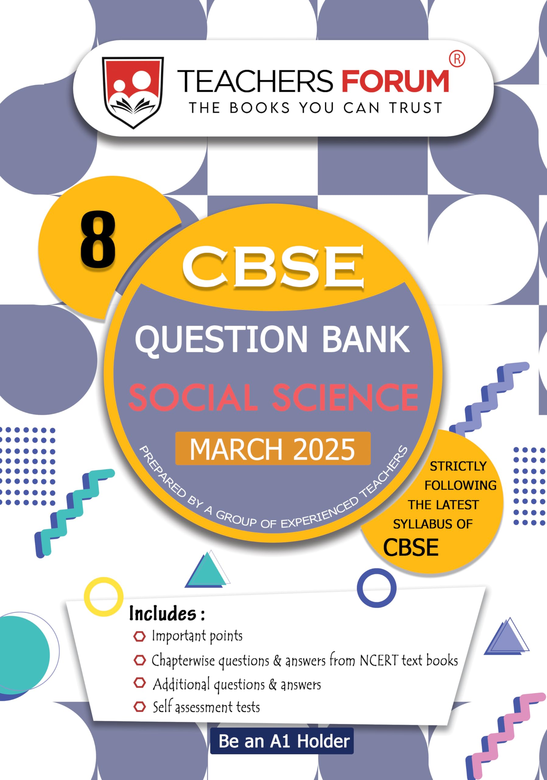 Teachers Forum CBSE Question Bank Class 8 Social Science (For 2025 Exam ...
