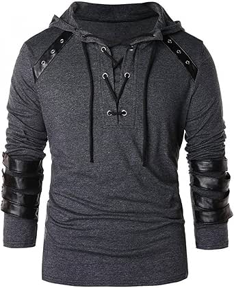 Amazon.com: Askelly Mens Pirate Shirt Renaissance, Men's Fashion Shirt ...