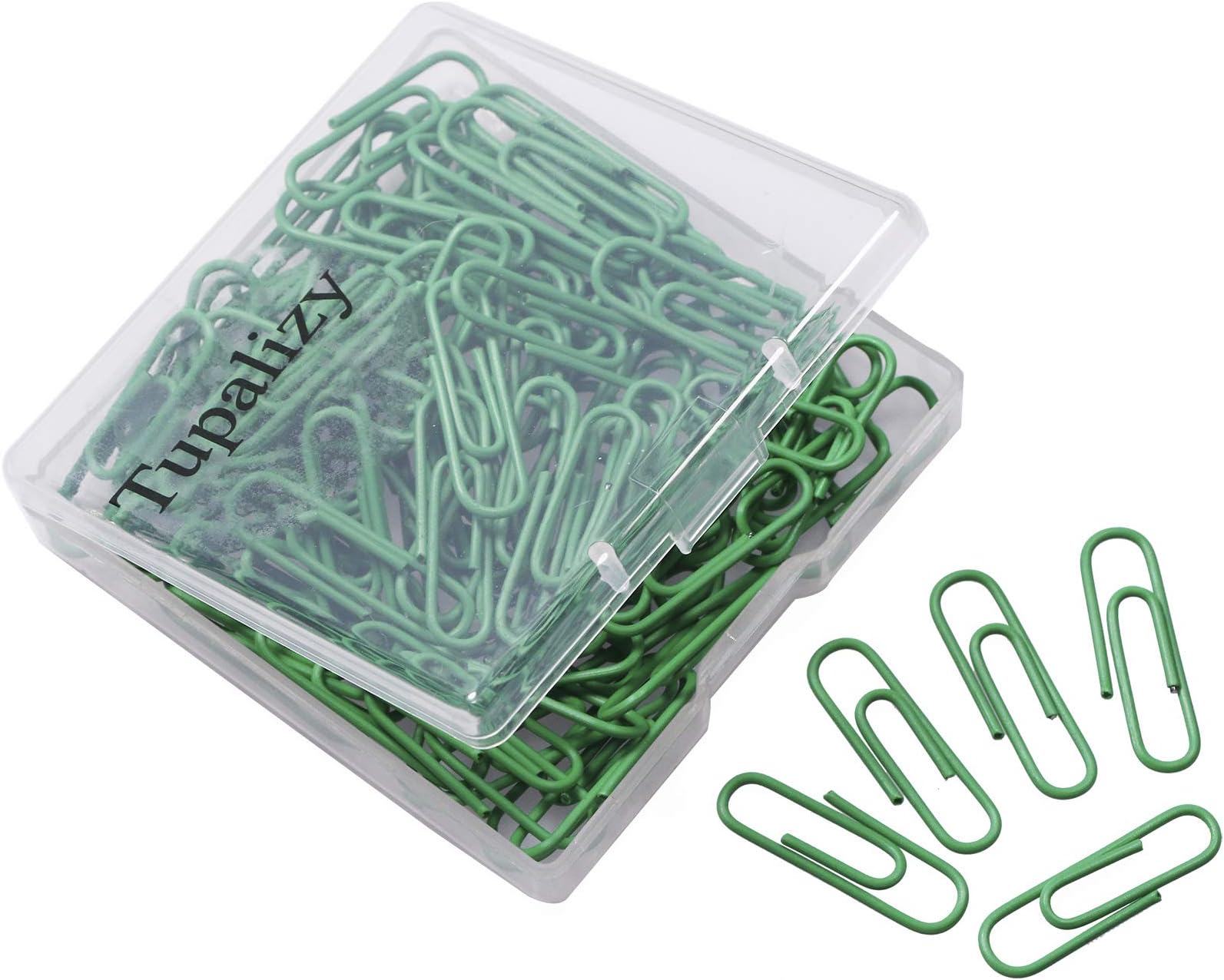 Tupalizy 28mm Small Colored Plastic Coated Paperclips Metal Bookmark ...