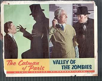 Amazon.com: MOVIE POSTER: Catman of Paris/Valley of the Zombies 11x14 ...