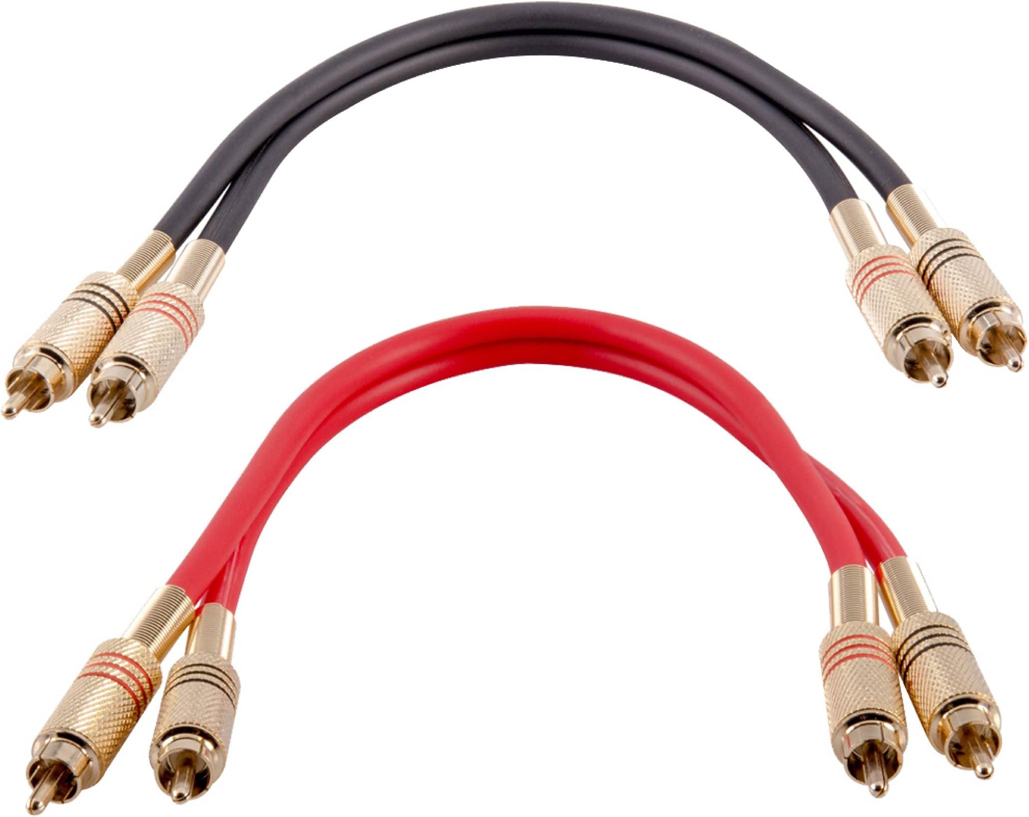 Amazon.com: Stinger SI421.5 1.5 -Foot of 2-Channel 4000 Series RCA ...