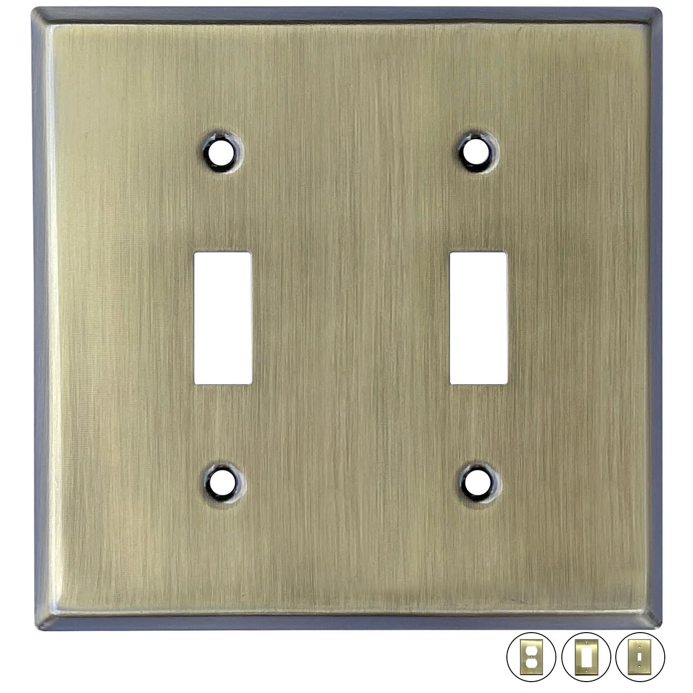 Snapklik.com : Rio Salto BRASS Double Toggle Metal Antique Gold Double ...