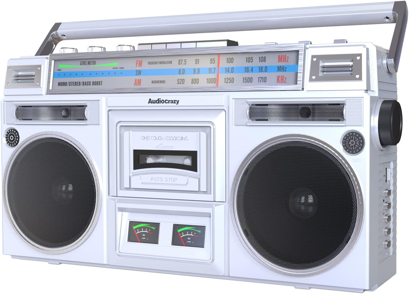 Amazon.com: Studebaker SB2145B 80's Retro Street Bluetooth Boombox with FM Radio, CD Player, LED ...