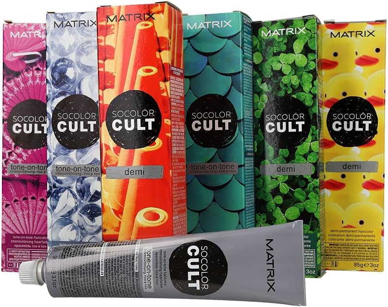 Matrix SoColor Cult Demi-Permanent Hair Colour, Clover Green, 90 ml ...