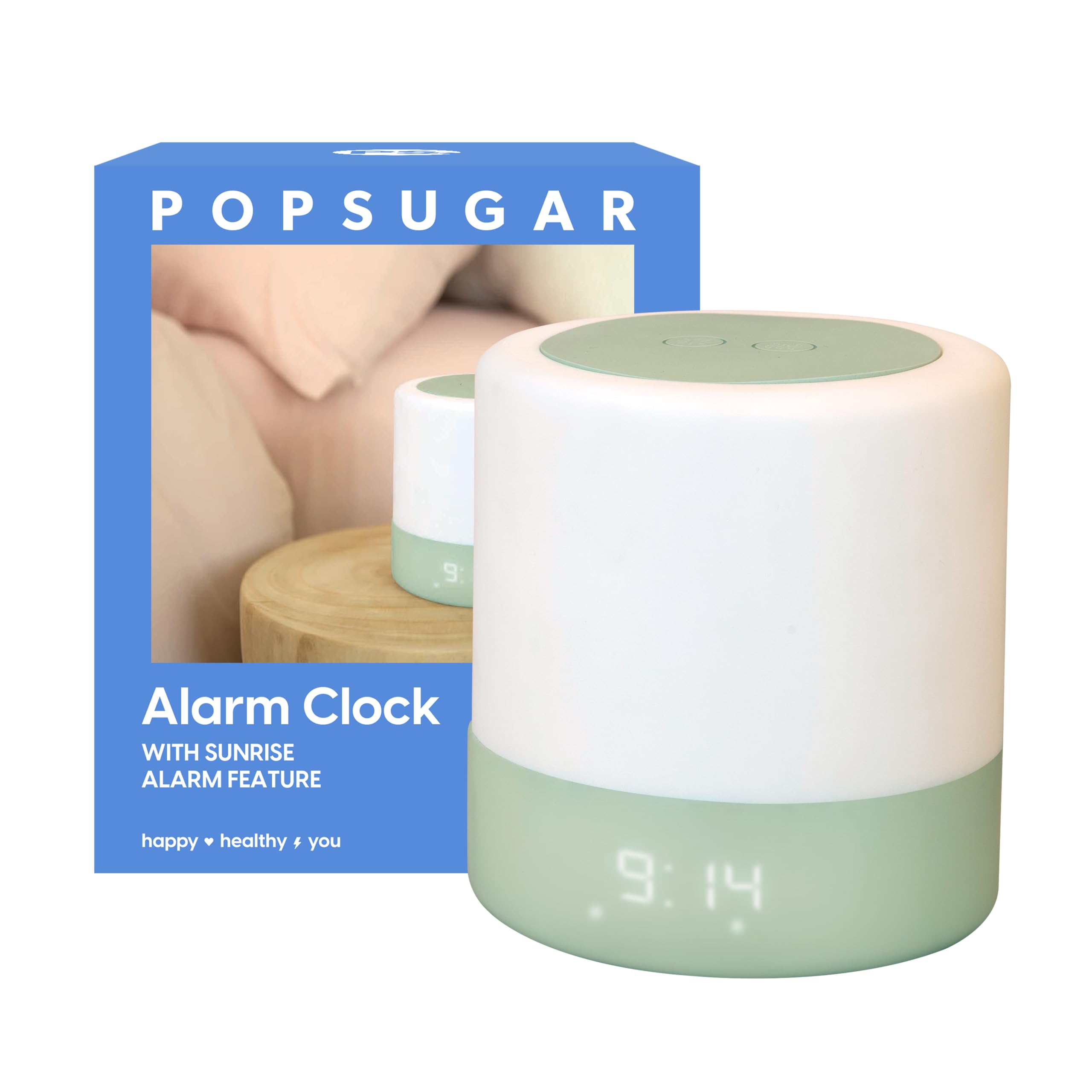 Amazon.com: POPSUGAR Sunrise Alarm Clock, Wake Up to Natural Light with ...