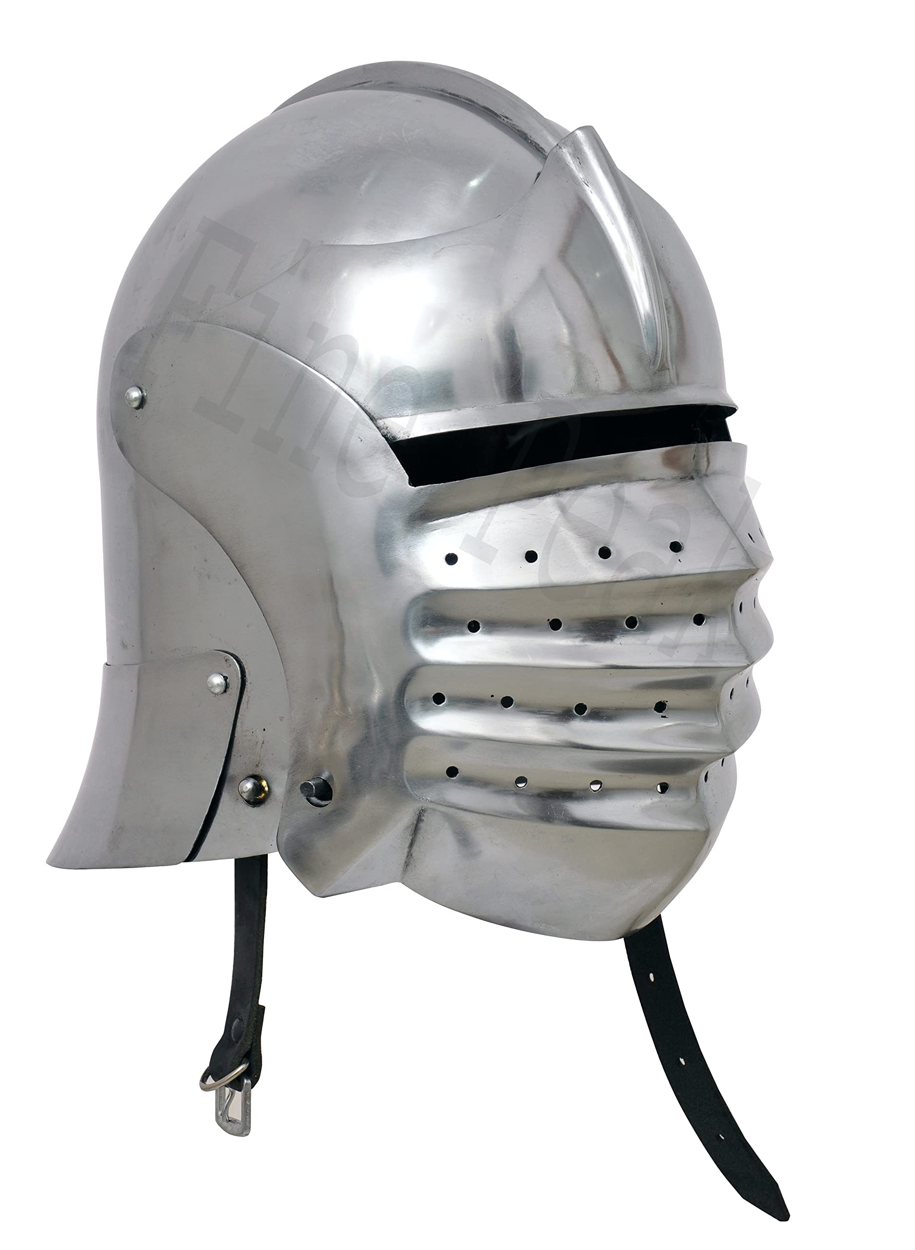 Medieval North Italian Bellows Face Visored Sallet Late Helmet Also ...