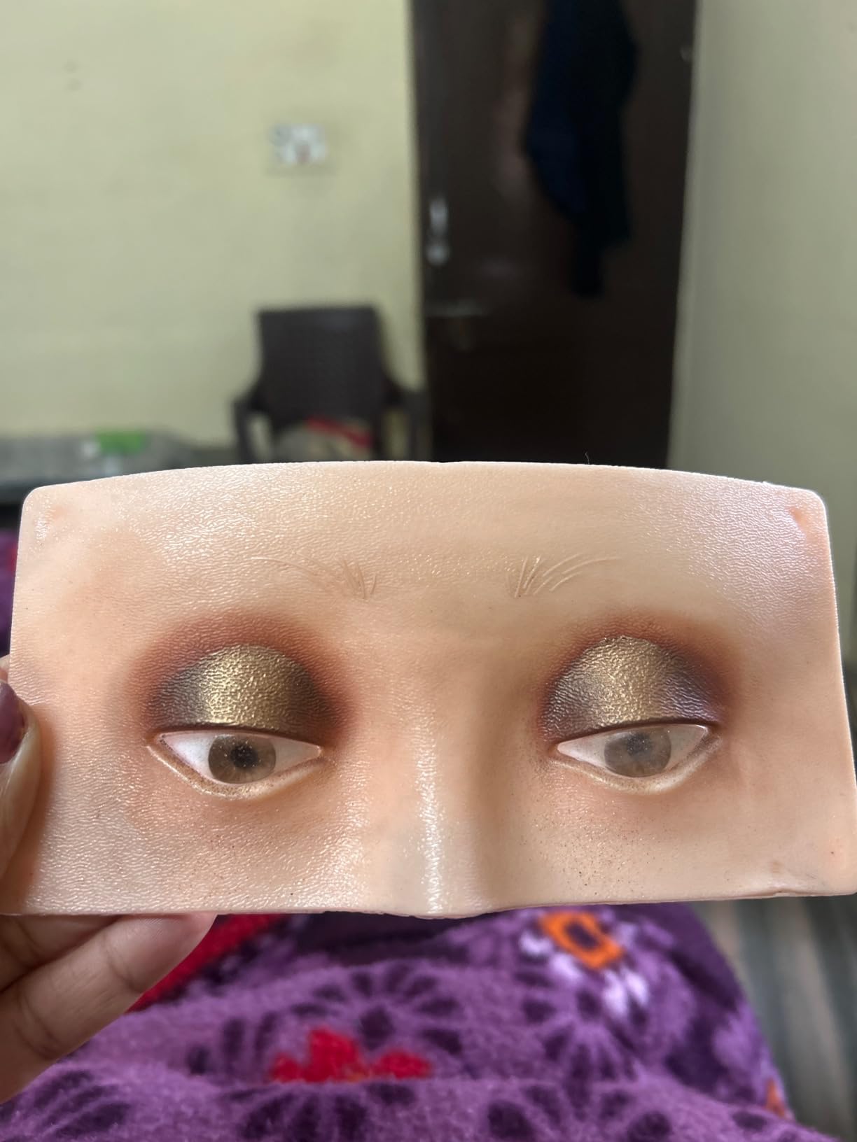 INSIME 3D Realistic Eye makeup dummy for makeup practice | Bionic ...