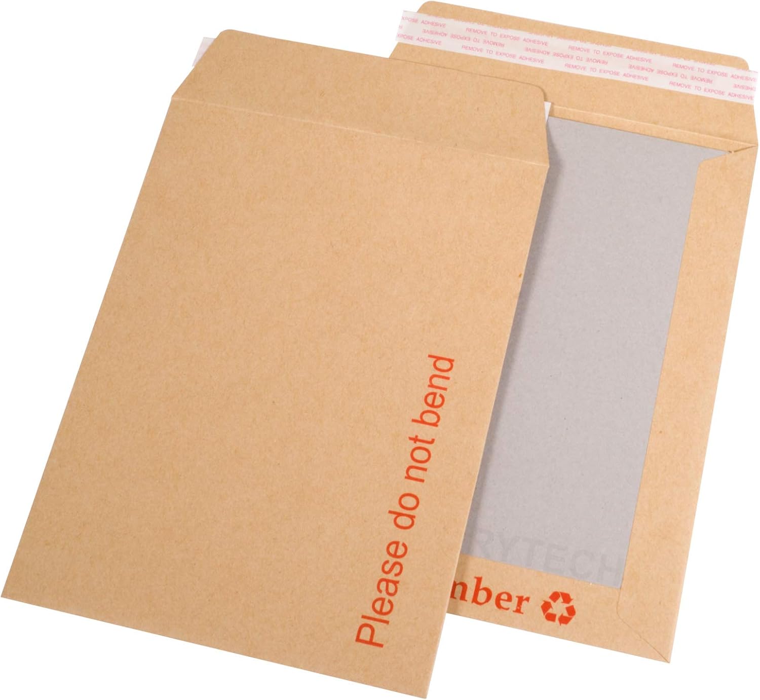 indigo® A4 C4 Board Back Brown Manilla Envelopes Peel Seal for Posting ...