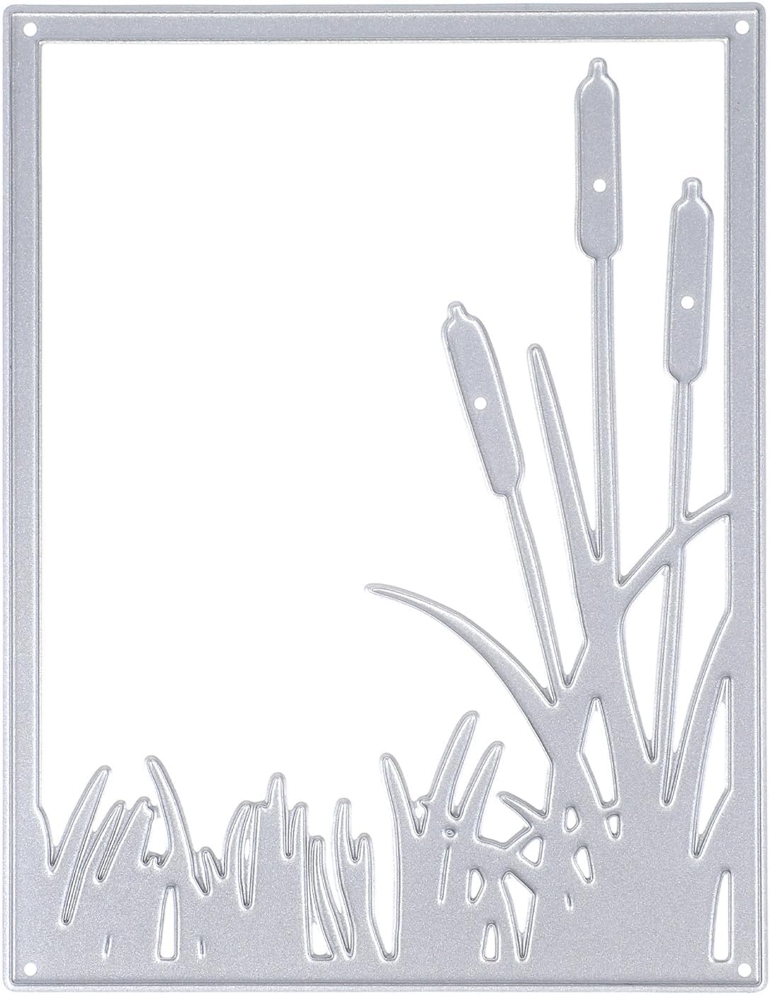 Amazon.com: Ymapinc Die Cuts for Card Making, Reed Grass Frame Cutting ...