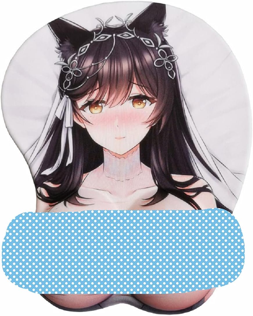 Amazon.com : Boo Ace Overlord Albedo 3D Anime Mouse Pads with Wrist ...