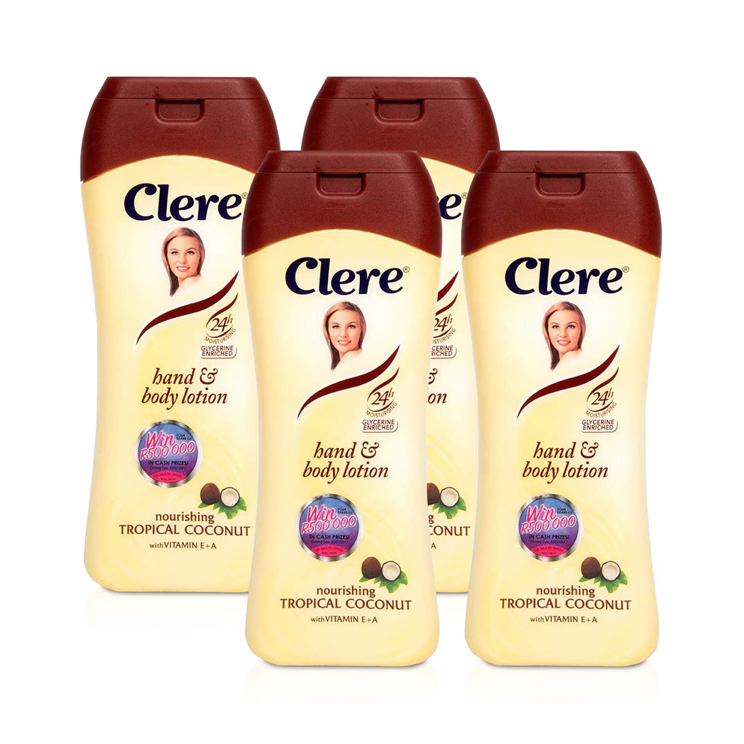 Amazon.com : CLERE Hand and Body Lotion, Nourishing Tropical Coconut ...