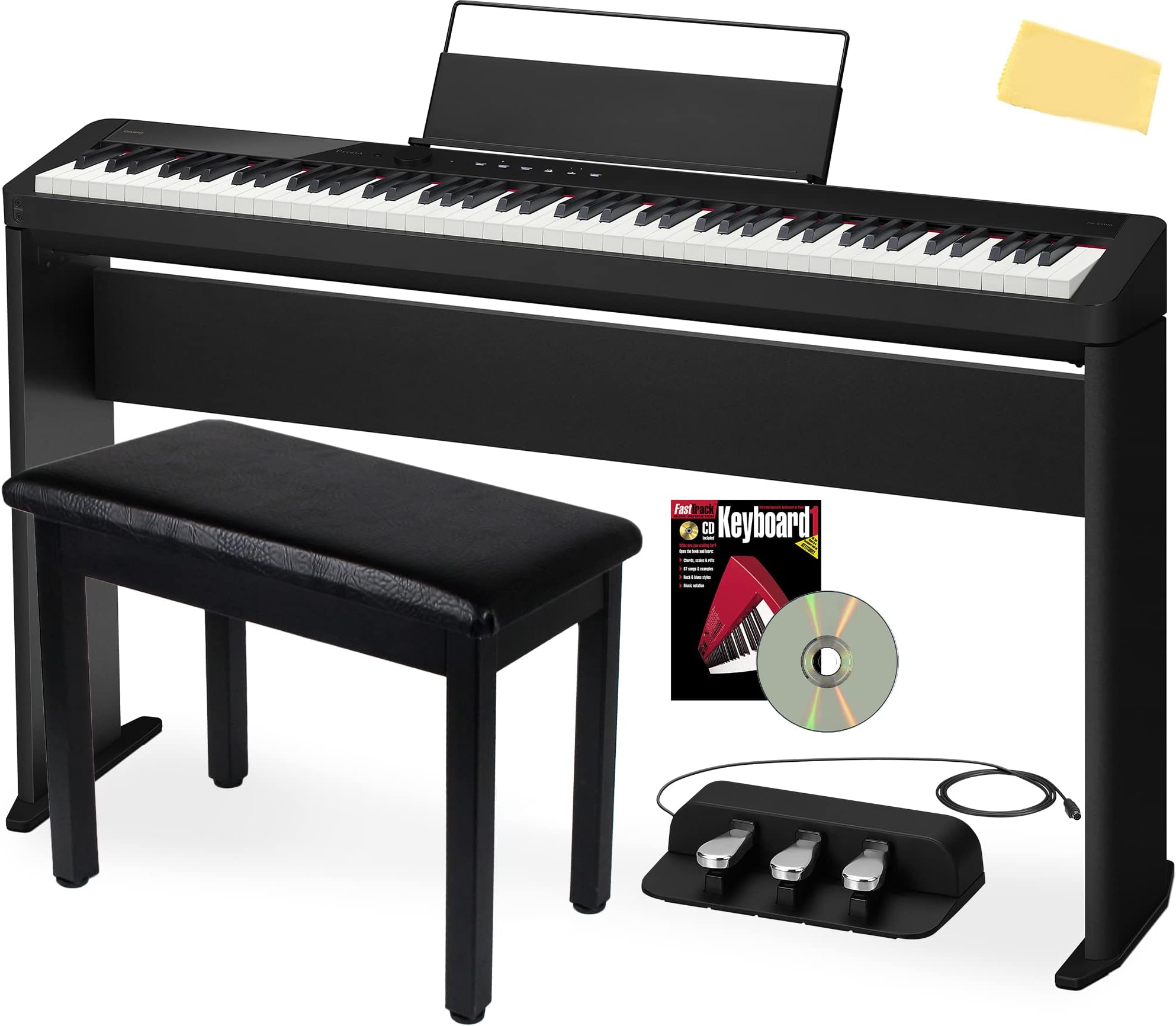 Amazon.com: Casio Privia PX-770 Digital Piano - Black Bundle with ...