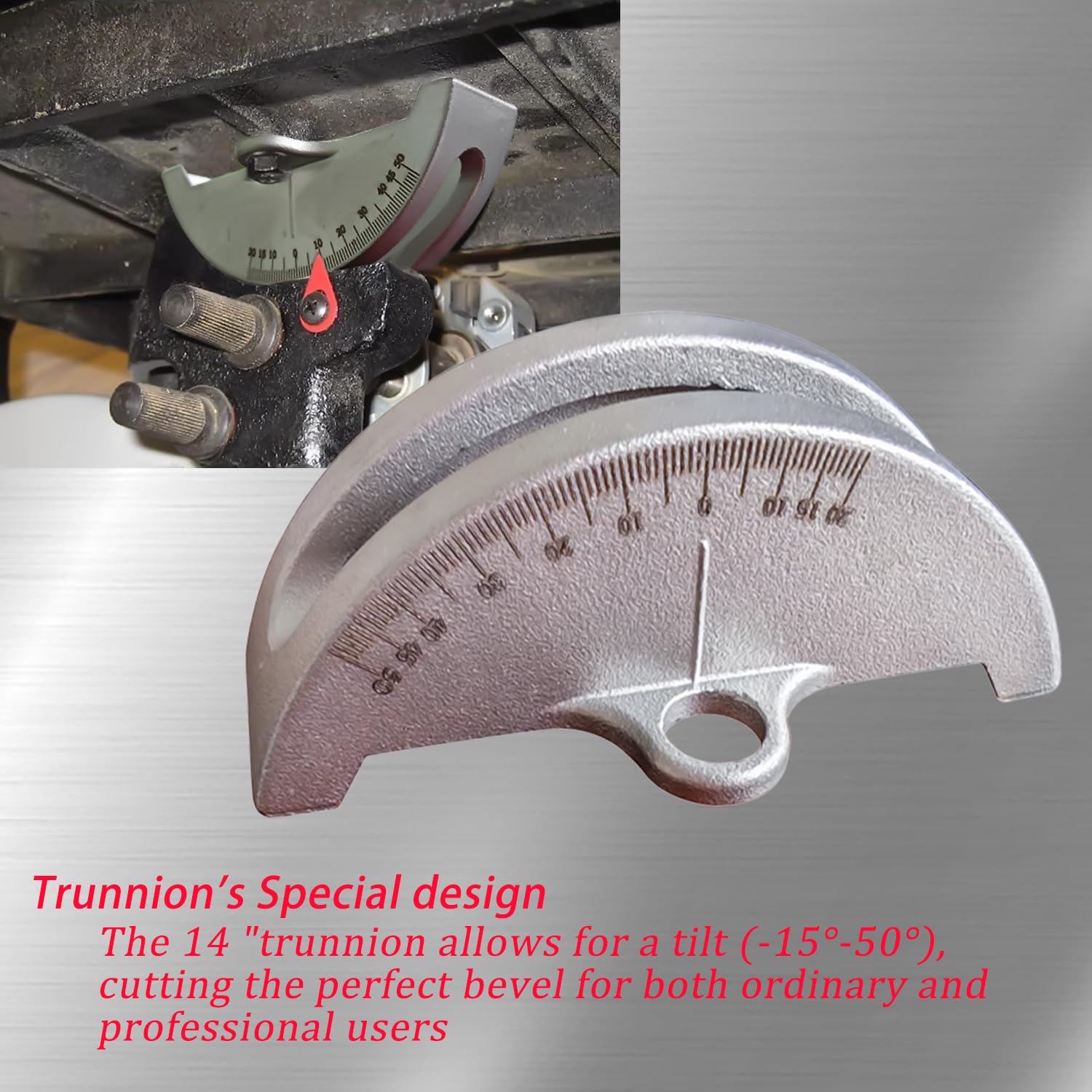 Bandsaw Trunnion Set With Degree Scale Trunnion Replacement Kit 14-Inch ...