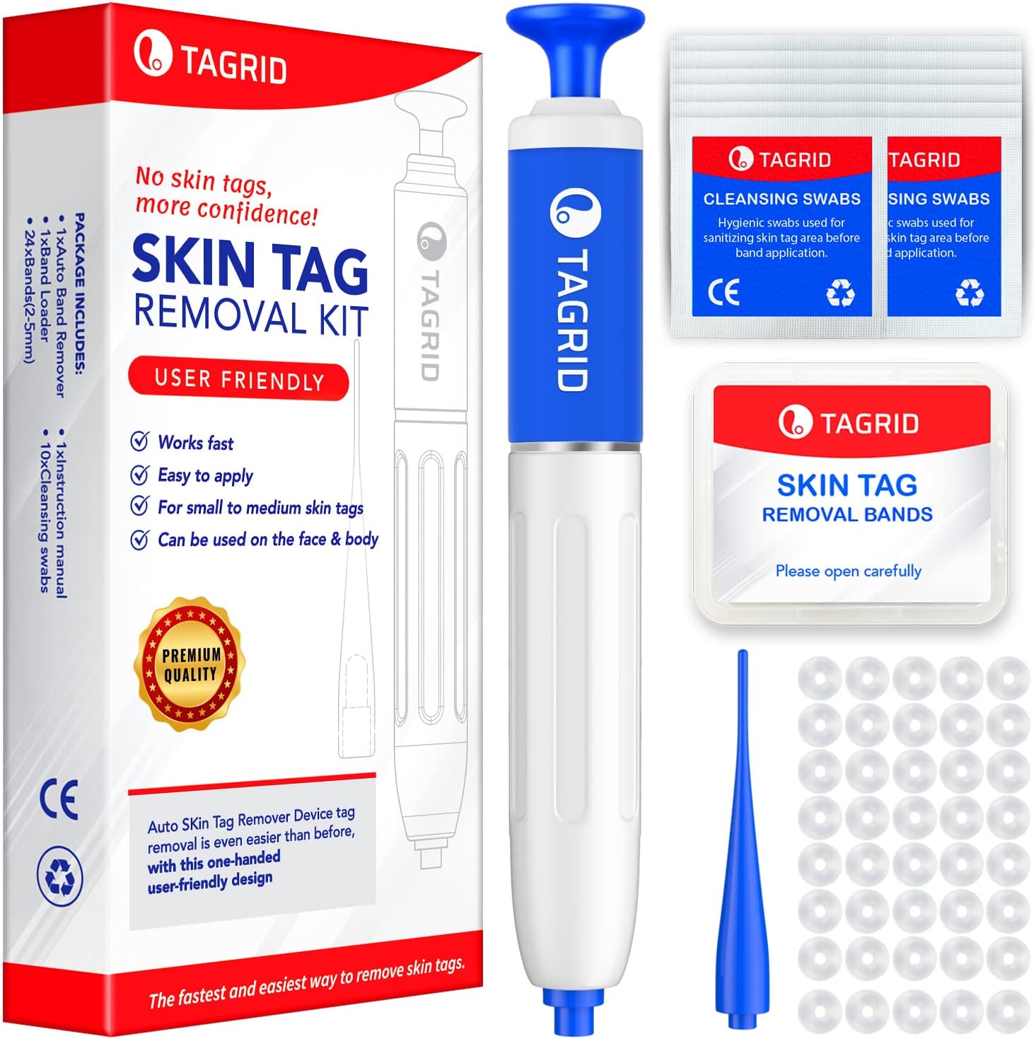 TAGRID Skin Tag Remover, Skin Tag Remover Device for Small to Medium ...