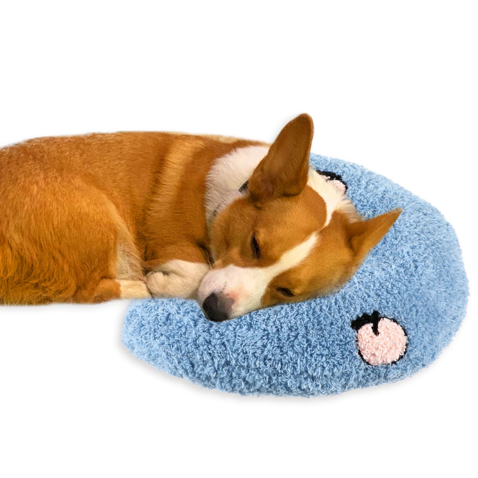 Amazon.com : Ptwlola Pillow for Cats Fluffy Dog Neck Pillow Soft U ...