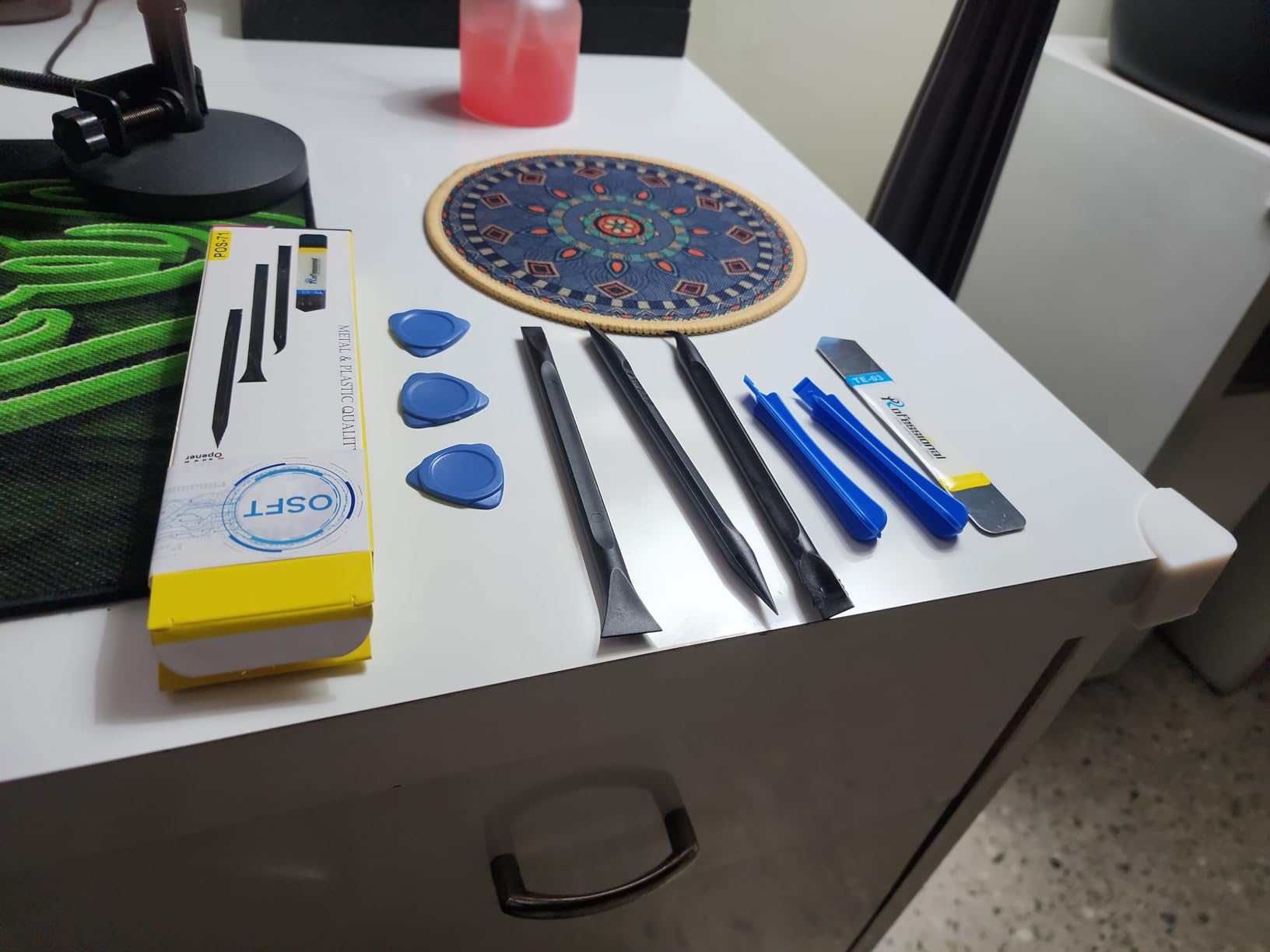 Spudger Pry Tool Kit 10 Piece Opening Tool, Plastic & Metal Spudger ...