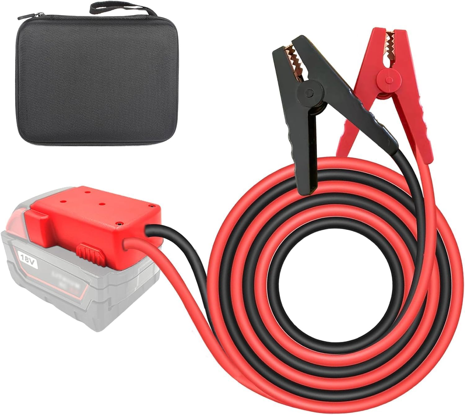 Amazon.com: MAKBOS Jumper Cables adapter for Milwaukee 18V Batteries, 8 ...