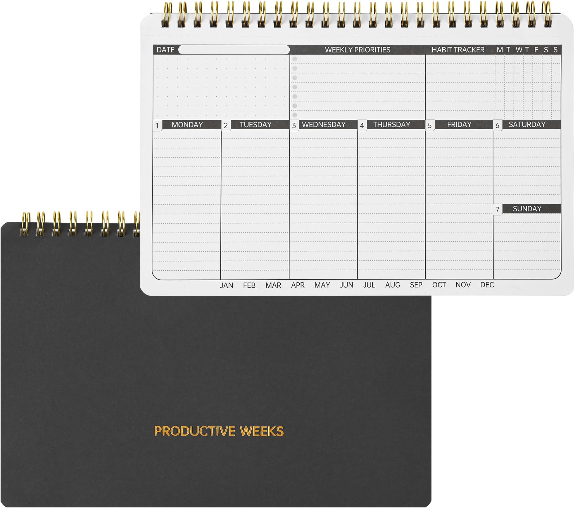 Amazon.com : Zhitongda Daily Undated Business Planner Activity Log Book ...