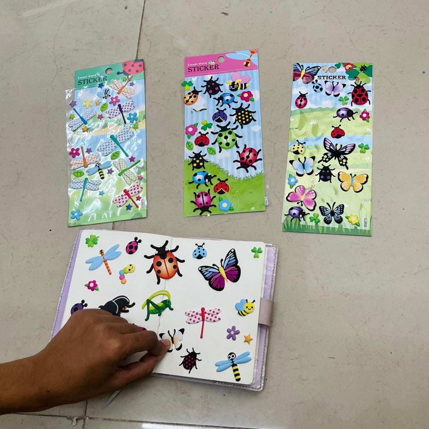 Cots and Cuddles 3D Puffy 100+ Unicorn and Teddy Bear Stickers for Kids ...