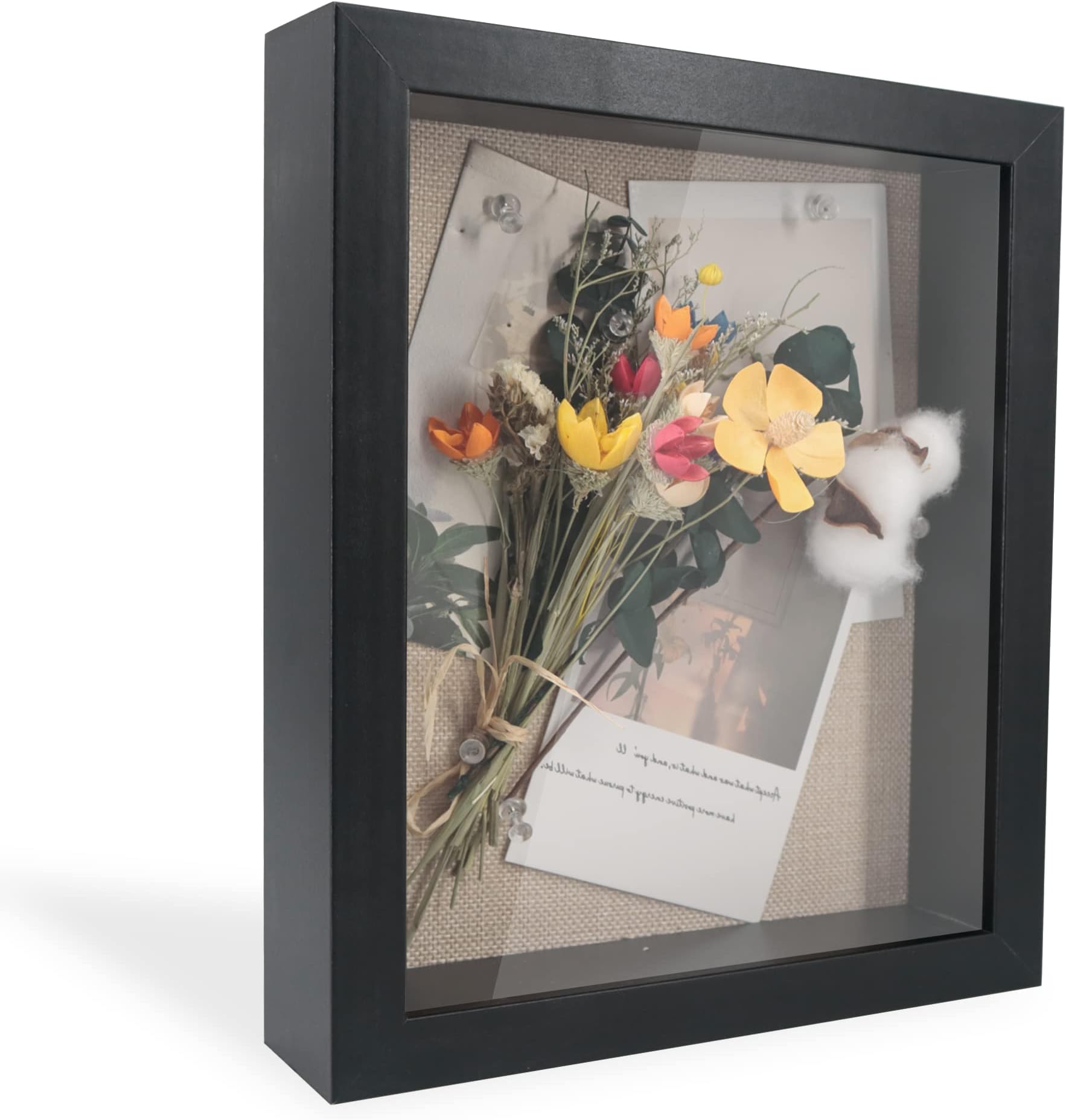 Lawrence Frames Black 10x10 Shadow Box Ticket Holder : Amazon.co.uk ...