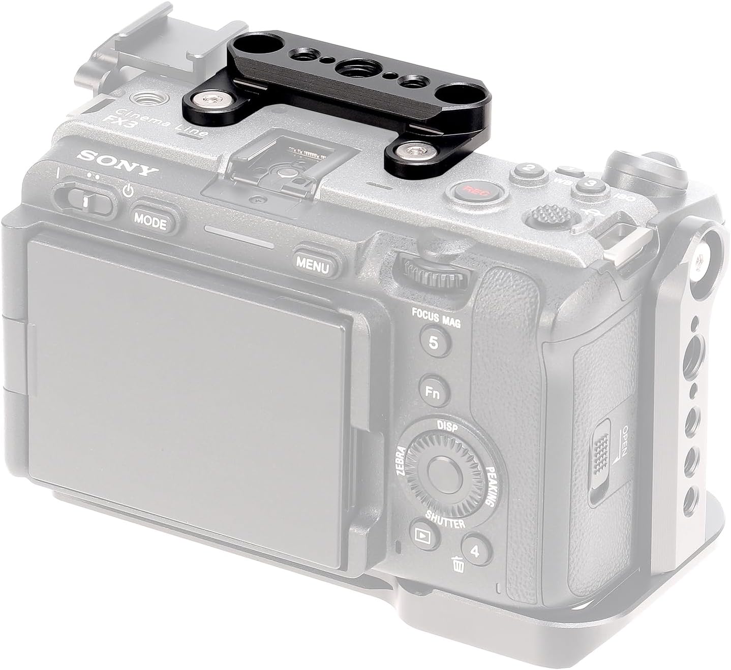 Amazon.com : Foto4easy NATO Rail Adapter for Sony FX3 FX30 Camera ...