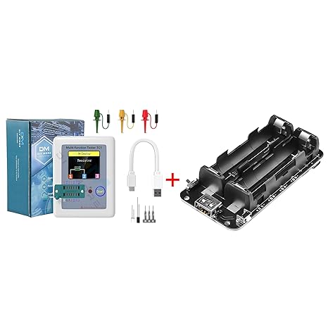 Amazon.com: diymore 1865O Battery Holder Double Li-ion V8 Battery ...
