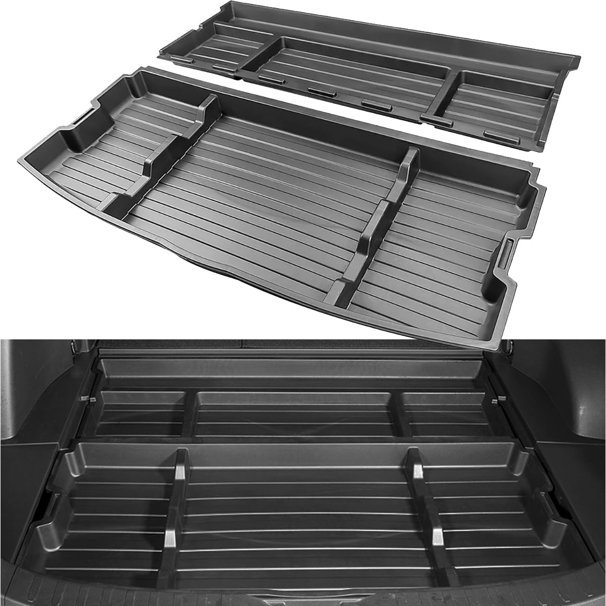 Amazon.com: AutoQi For 2019-2025 Toyota RAV4 Trunk Hidden Storage Box ...