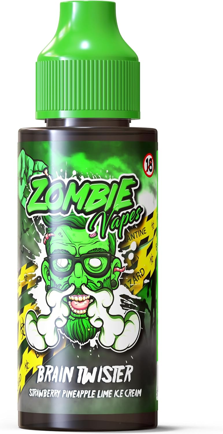 Brain Twist vape liquid 50ml by Zombie Vapes | 70/30 | Pineapple Lime ...