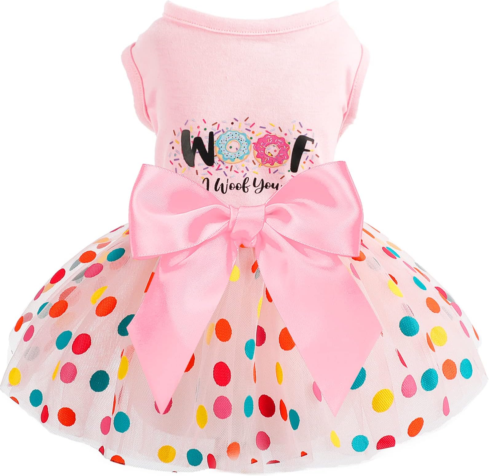 Amazon.com : Sebaoyu Dog Dresses for Small Dogs, Summer Spring Girl Dog ...