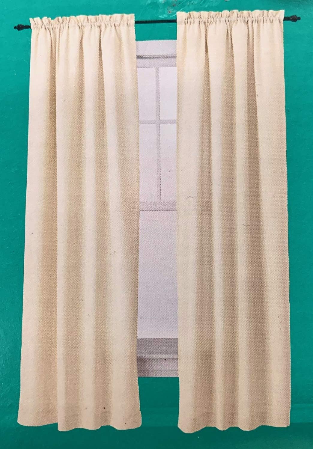Amazon.com: Room Essentials Style One Window Panel Ivory Textured Weave ...