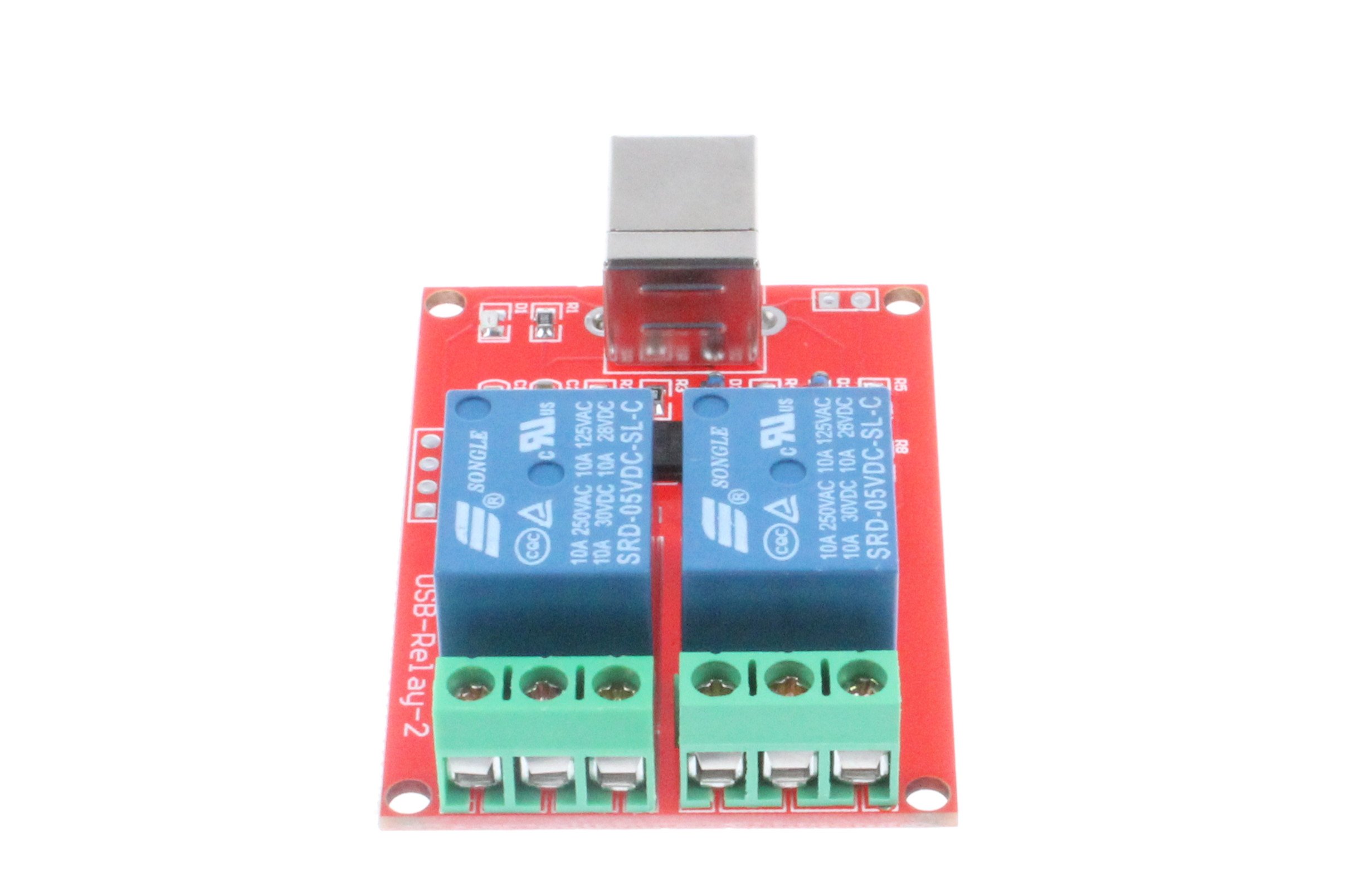 Snapklik.com : 2-Channel 5V Computer USB Control Switch Relay Module ...