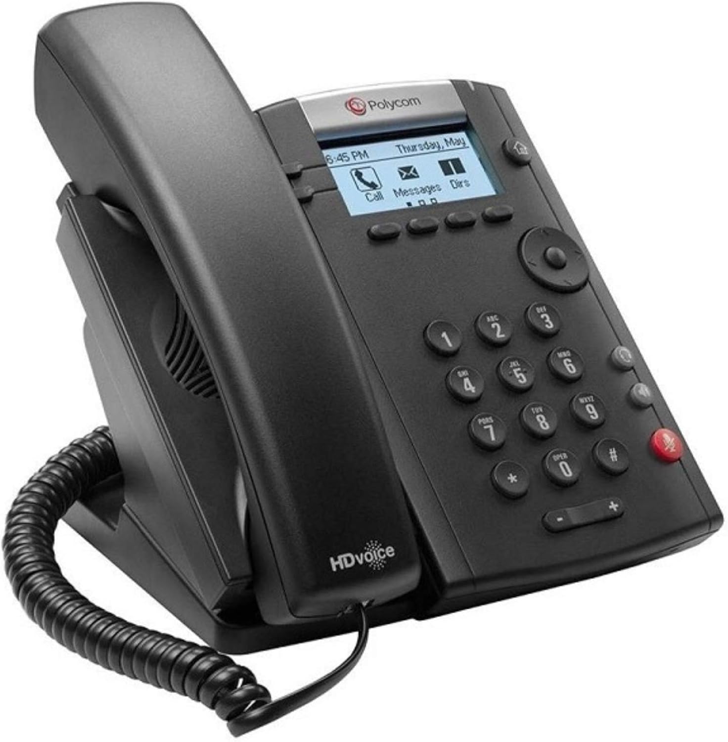 Amazon.com: Poly 201 IP Phone - Cable - Desktop, Wall Mountable (2200 ...