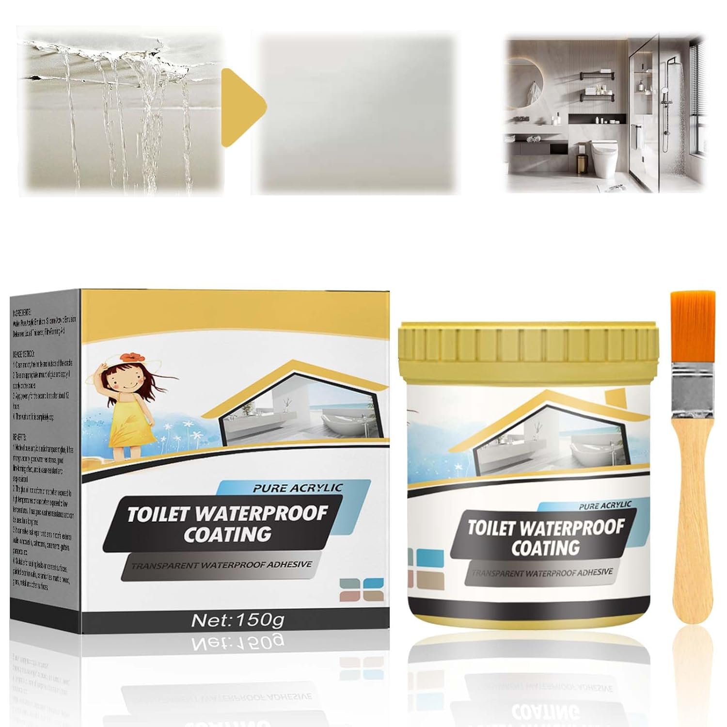 Invisible Waterproof Agent, Waterproof Sealant, Transparent Repairing ...