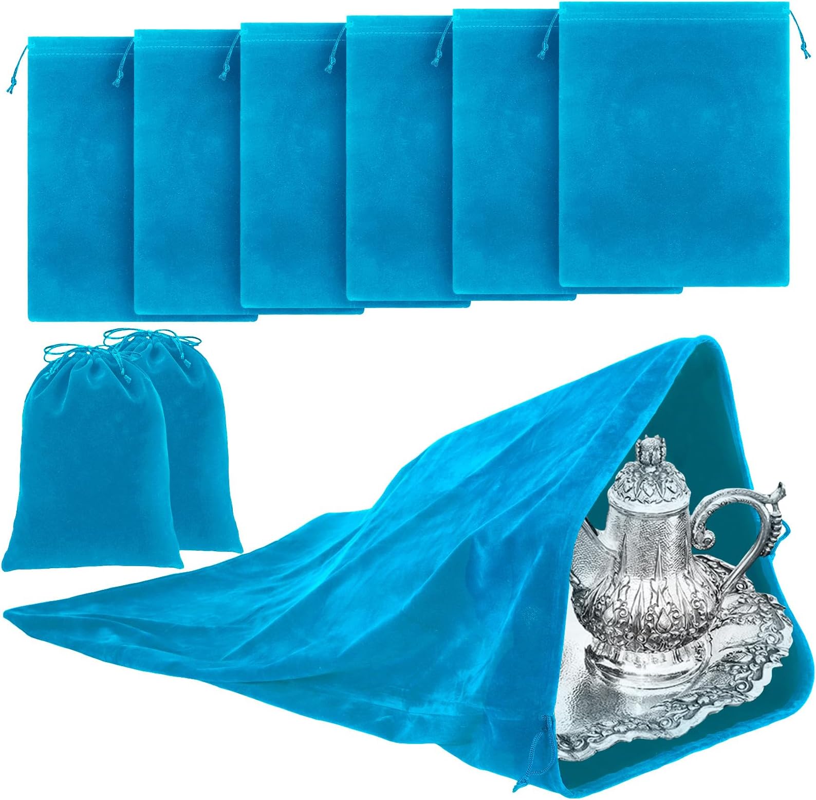 Amazon.com - Ferraycle Silver Storage Bags Oversized 24 x 32 Inch ...