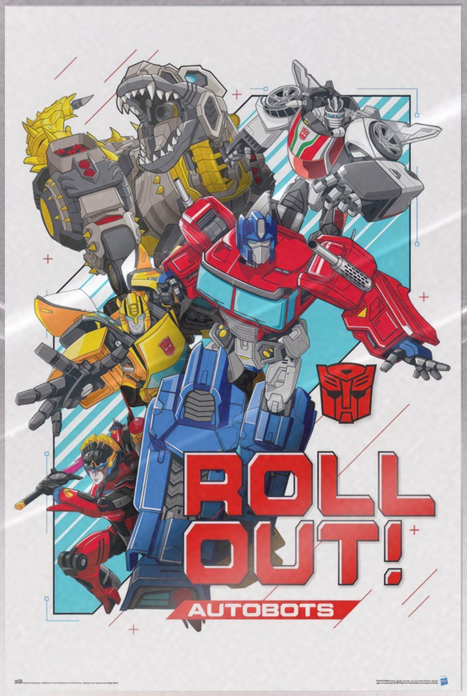 Amazon.com: Transformers - TV Show - Comic Poster (Roll Out! - Autobots ...