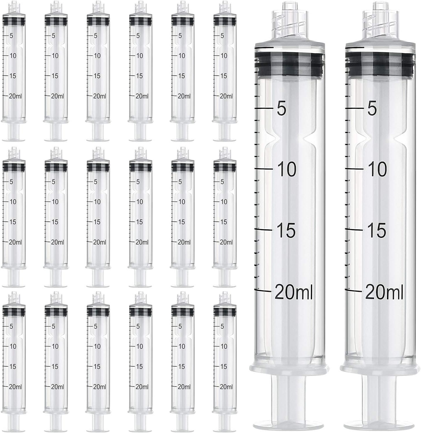 Amazon.com: BD 302830 HYPODERMIC PLASTIC 20CC LUER LOK TIP STERILE (BOX ...